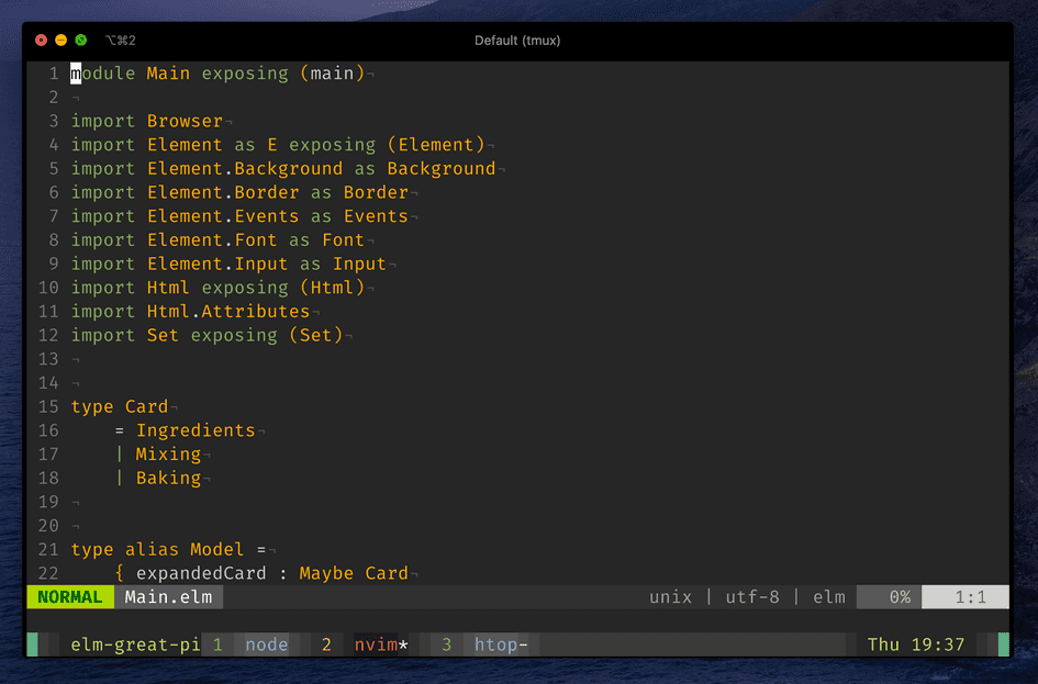 A simple tmux config | juliu.is